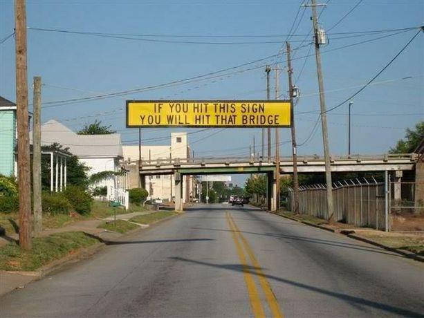 10 Very Funny Road Signs | J&J Asphalt
